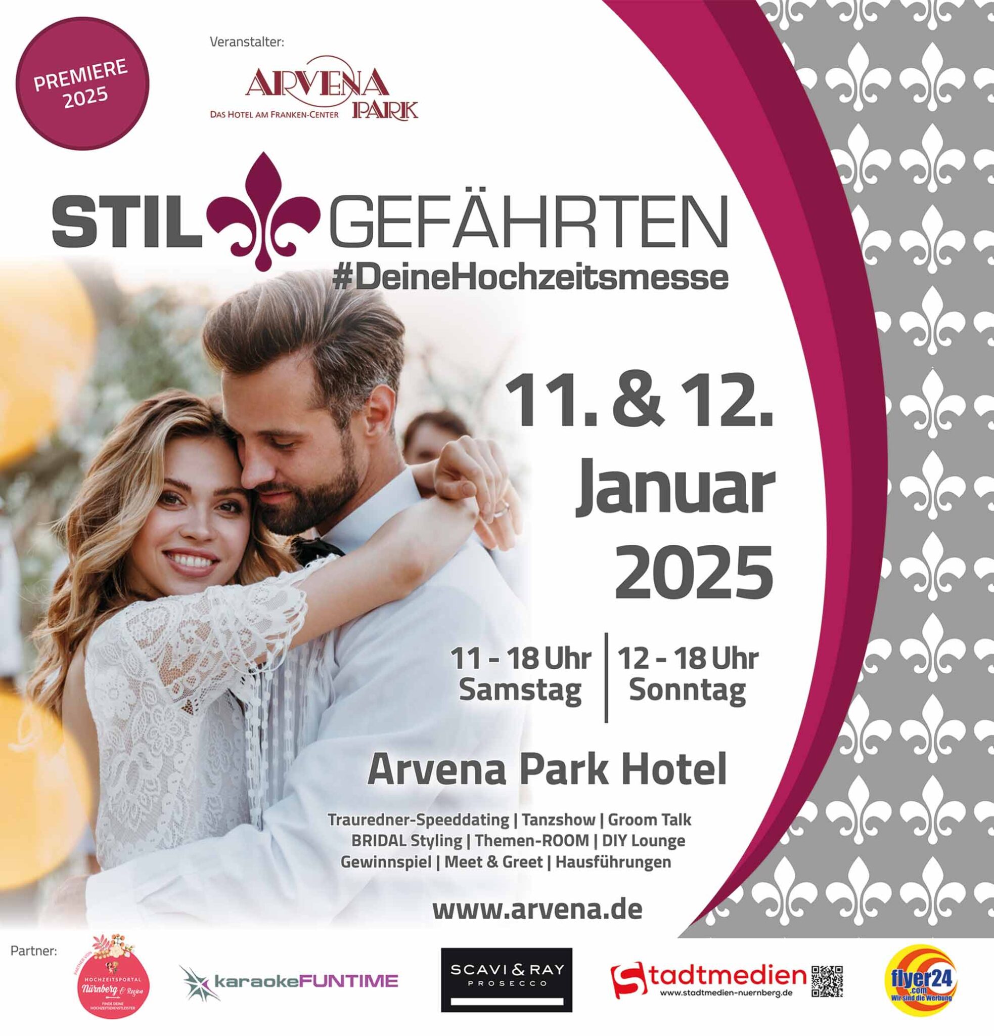 Die Hochzeitsmesse 2025: Premiere der STILGEFÄHRTEN im Arvena Park ...